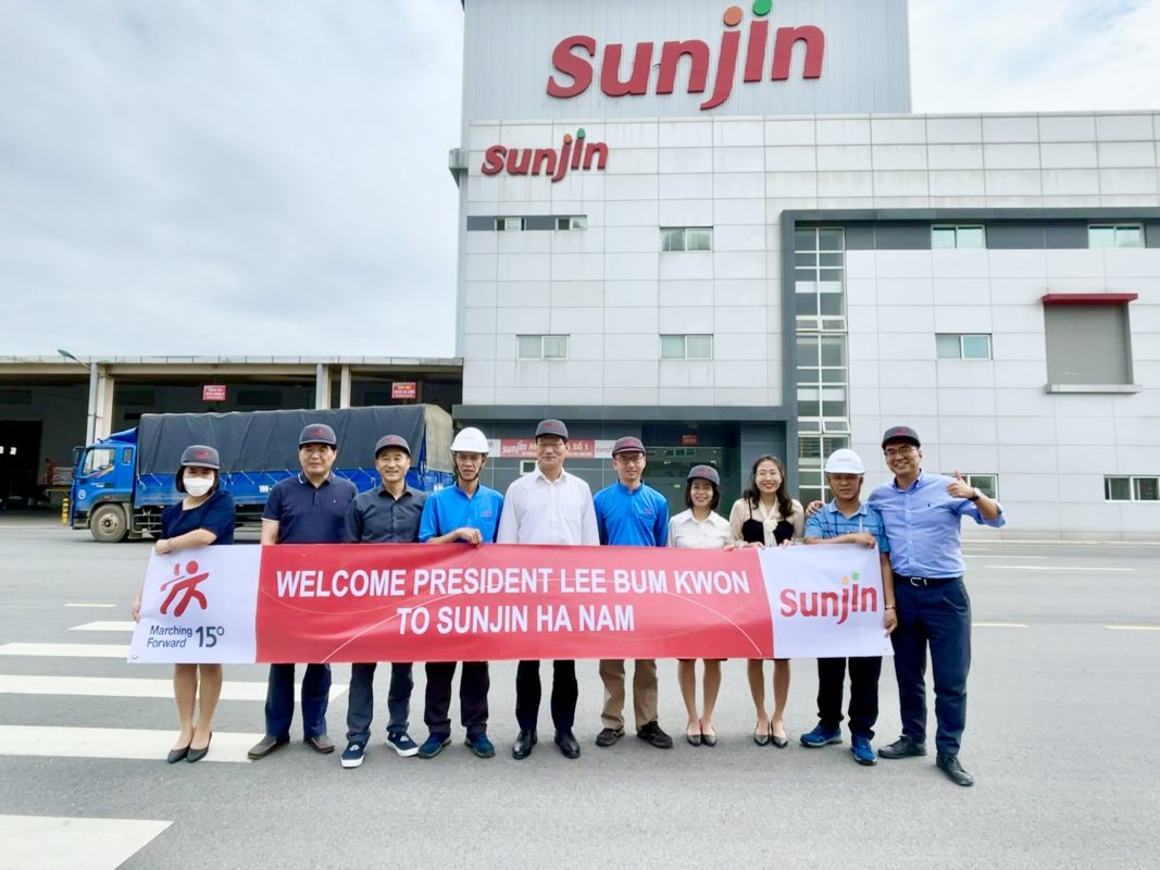 CHÀO MỪNG CHỦ TỊCH TẬP ĐOÀN SUNJIN ĐẾN THĂM SUNJIN VIỆT NAM - Sunjinvn